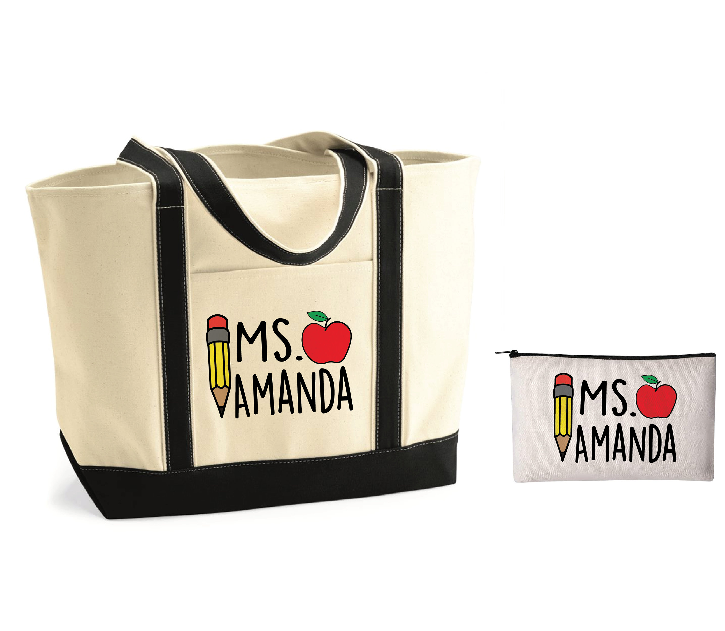 Teacher Gift Set Teacher Gift Bundle Teacher Tote Teacher | Etsy