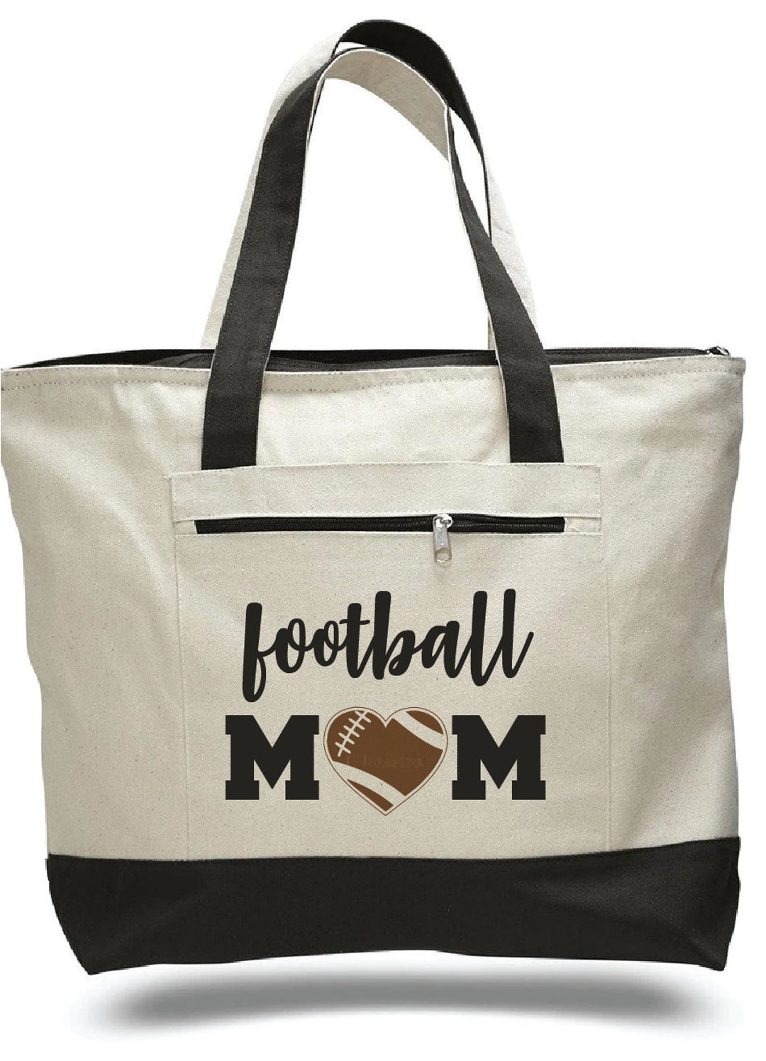 Football Mom Tote Bag, Football Mom, Football Mom Tote, Football Tote ...