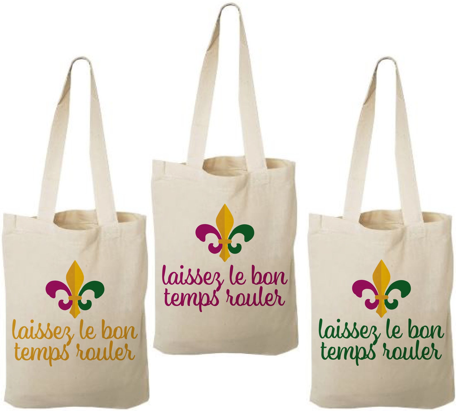 3 Mardi Gras Treat Bags, Mardi Gras, Mardi Gras Party, Fleur De Lis ...