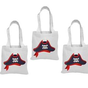 3 Pirate Party Favor Bags, Pirate Treat Bags, Pirate Gift Bags, Pirate ...