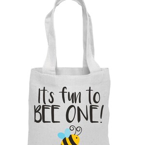 6 It's Fun to BEE ONE Bags, Bee Treat Bags, Bee Party Bags, First ...