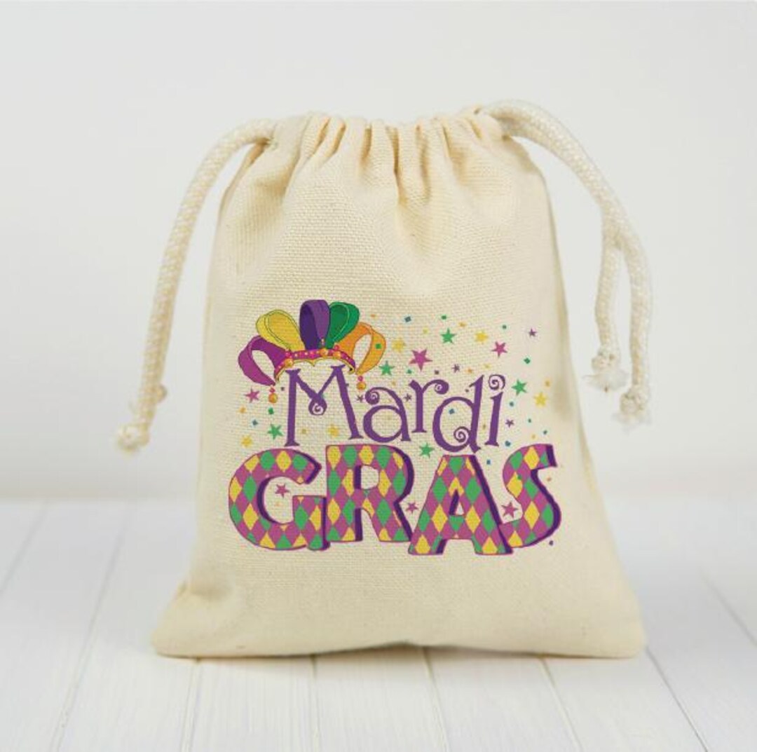 Mardi Gras Party Treat Bags, Mardi Gras Party Favor Bags, Mardi Gras ...