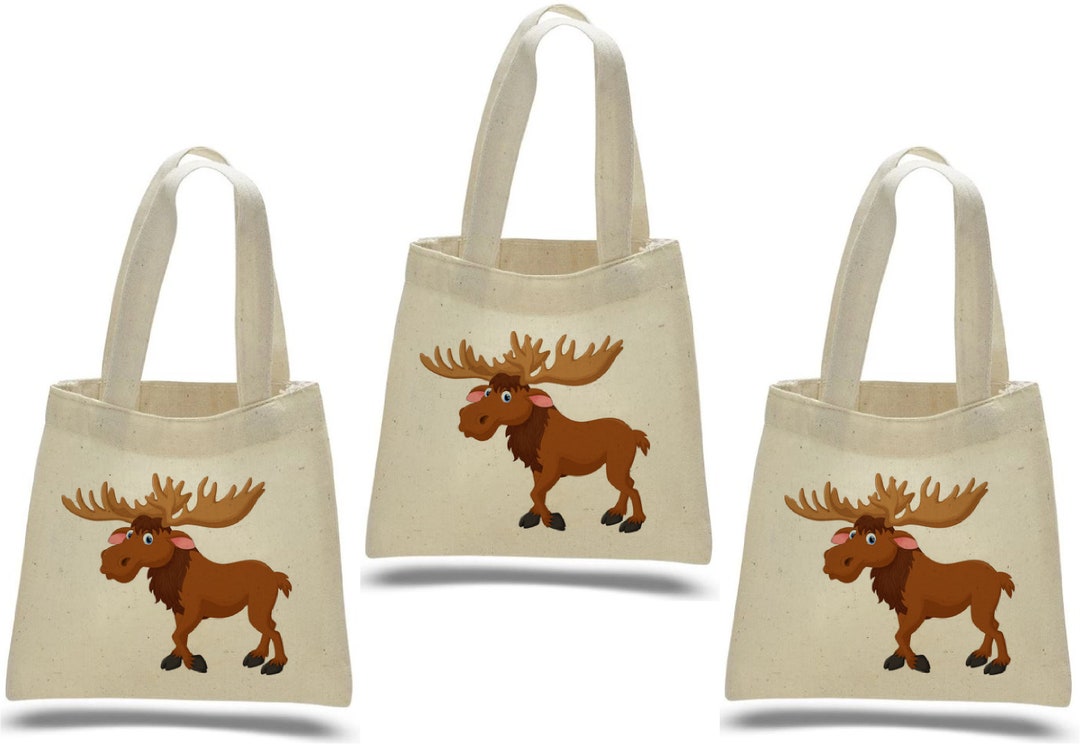 3 Moose Treat Bags, Moose Gift Bags, Moose Goodie Bags, Moose Party ...