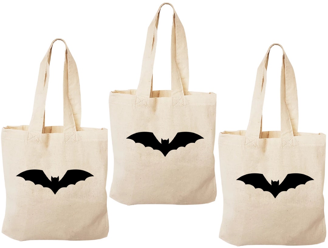 3 Bat Treat Bags, Bat Party Favor Bags, Bat Treat Bags, Bat Goodie Bags ...