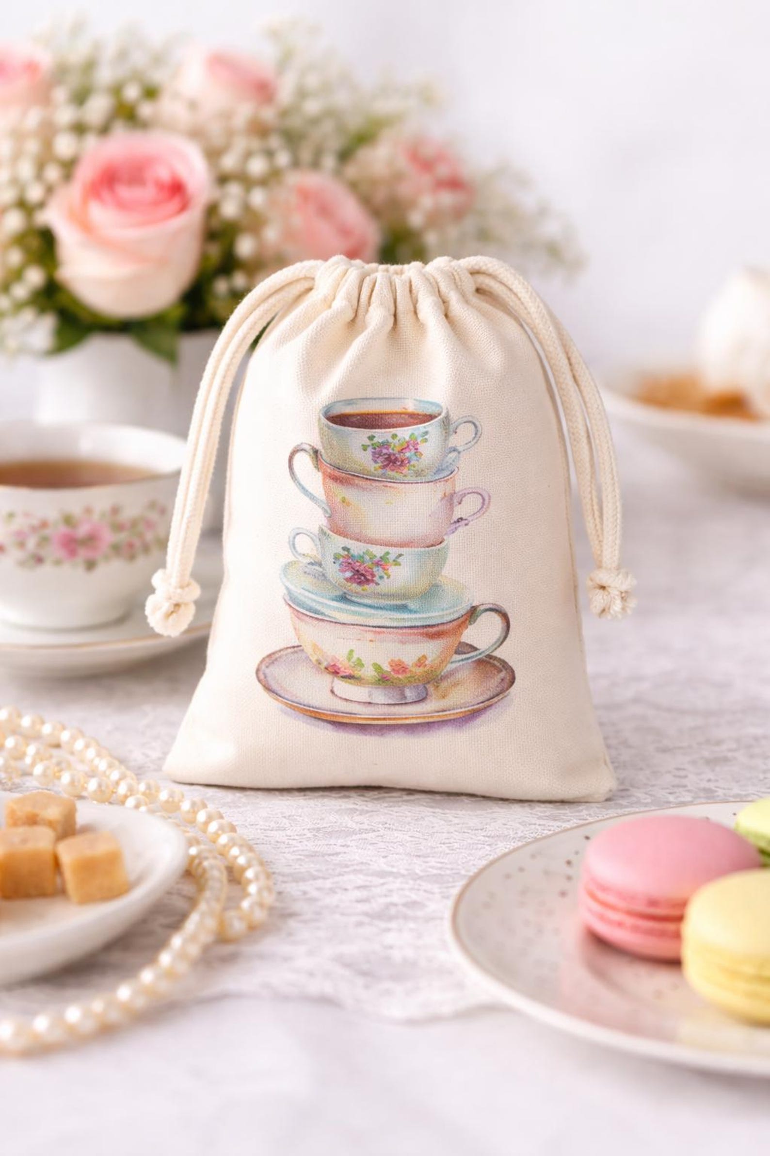 Tea Party Favor Bags - Etsy