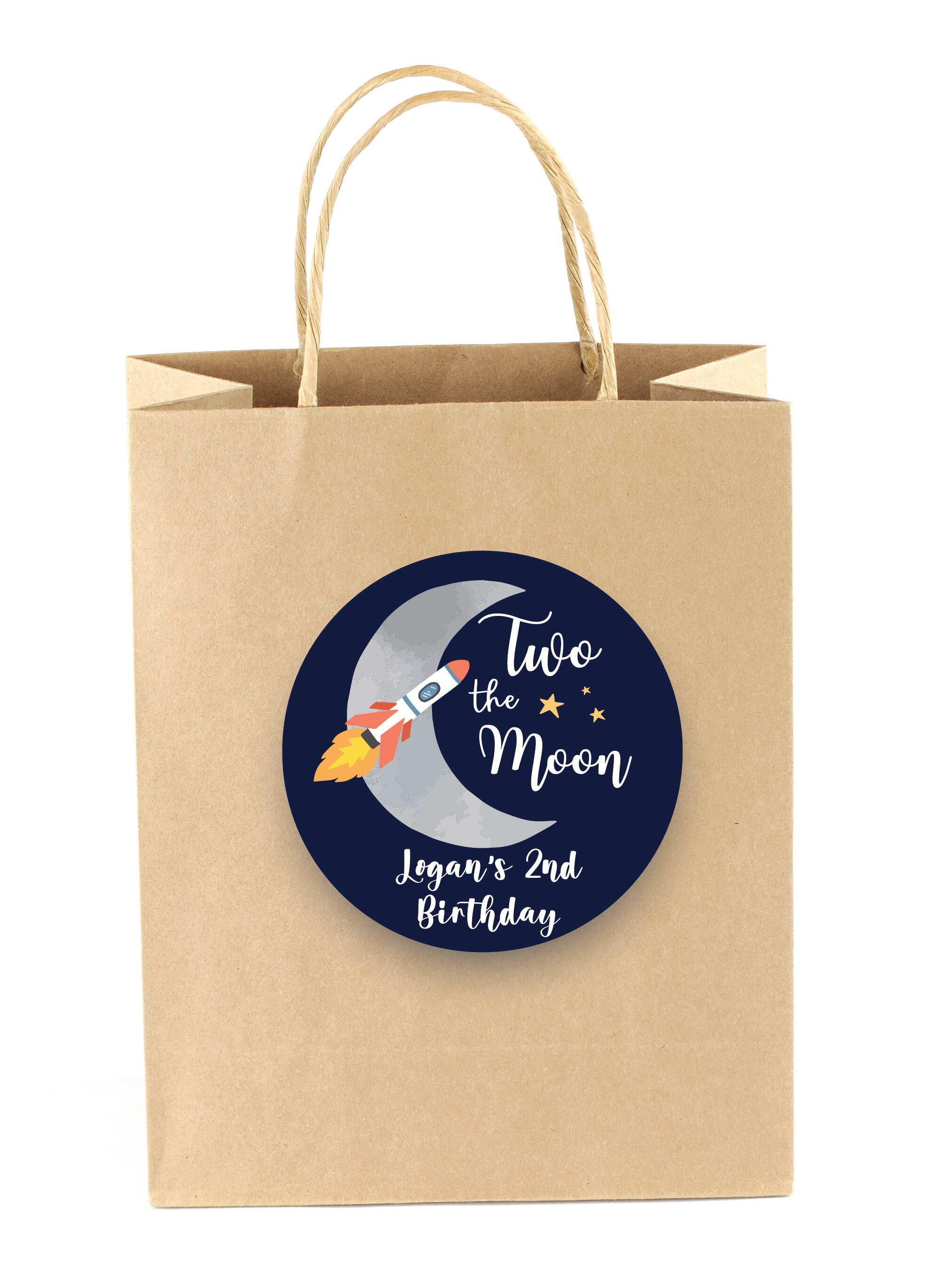 Two the Moon Birthday Stickers Two the Moon Two the Moon - Etsy