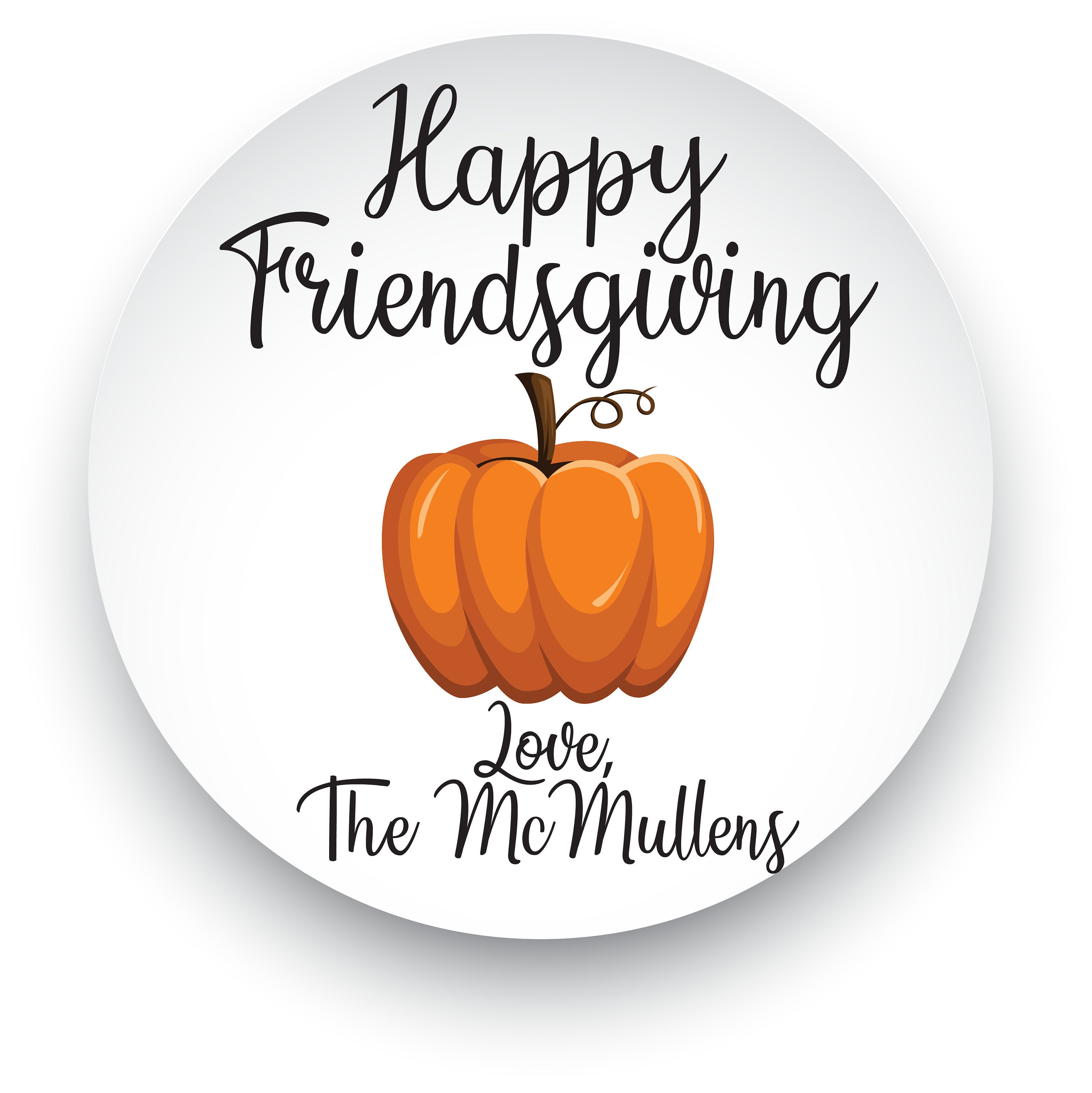 Friendsgiving Stickers Stickers Thanksgiving Labels | Etsy