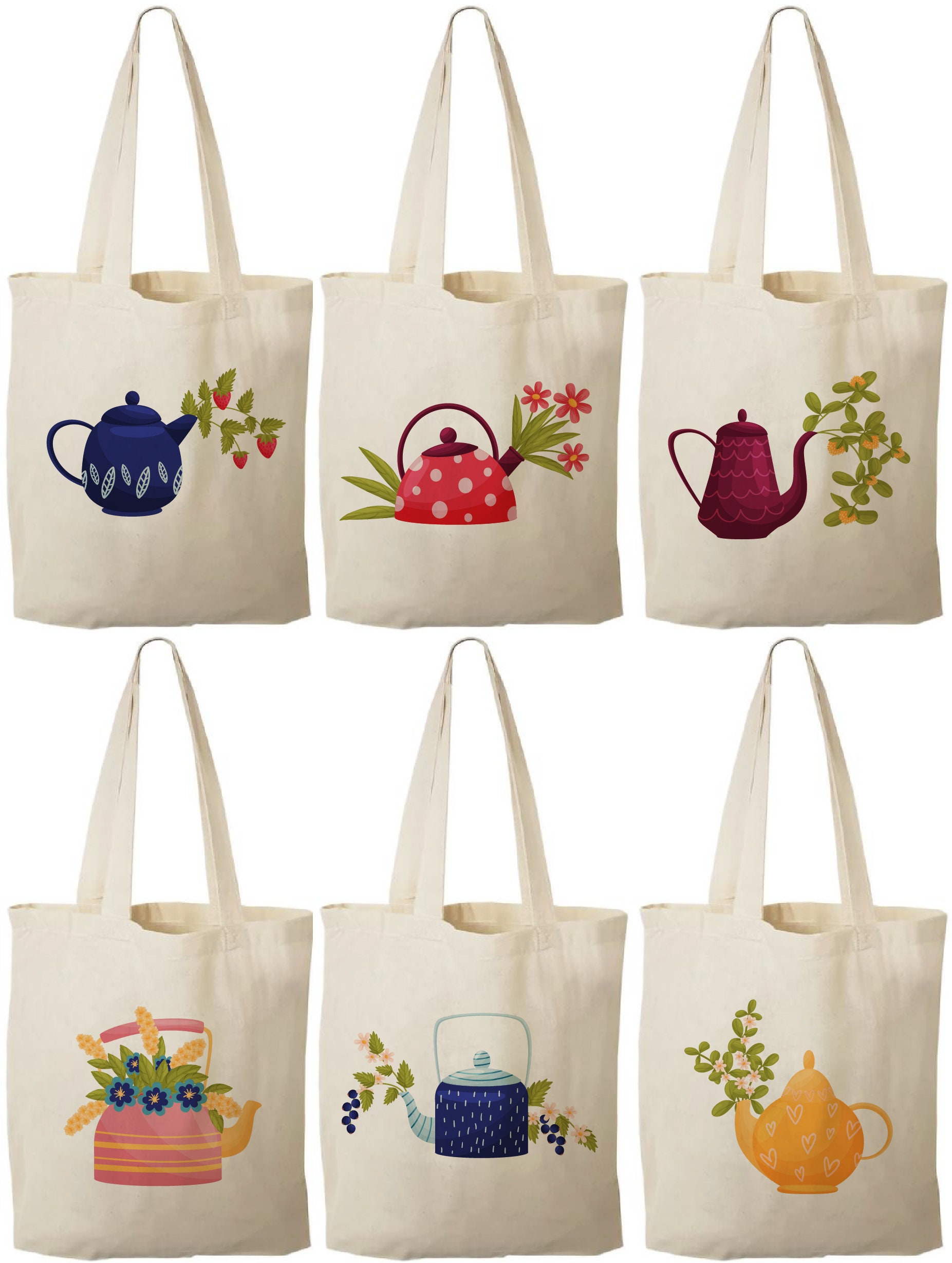 Tea Garden Party Favor Bags - Perfect for Tea Parties & Events - Set of ...