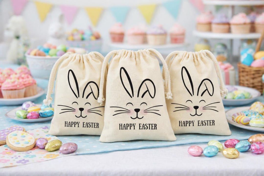 Easter Bunny Party Favor Treat Bags - Etsy
