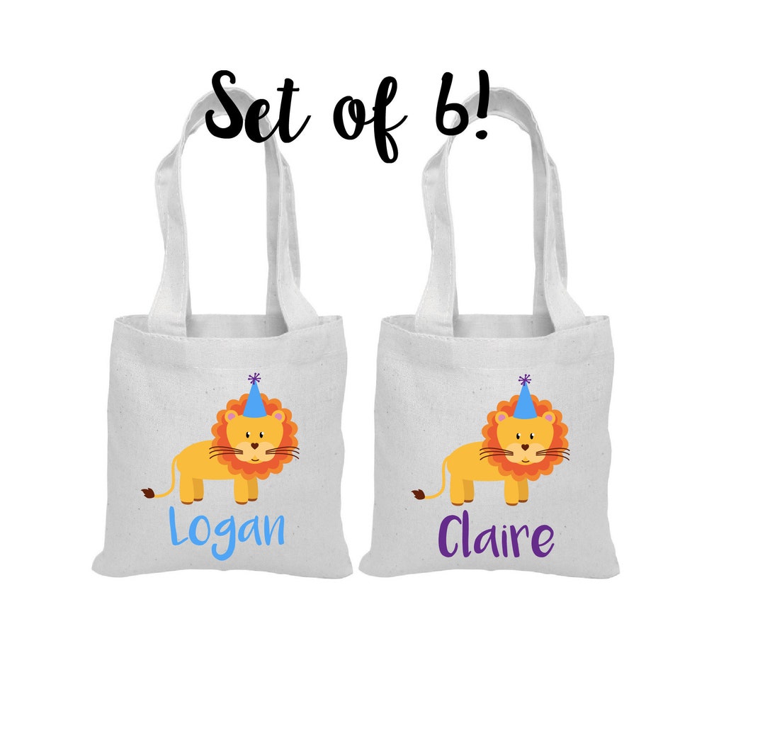 Lion Party Favor Bags, Lion Treat Bags, Lion Party, Lion Party Decor ...