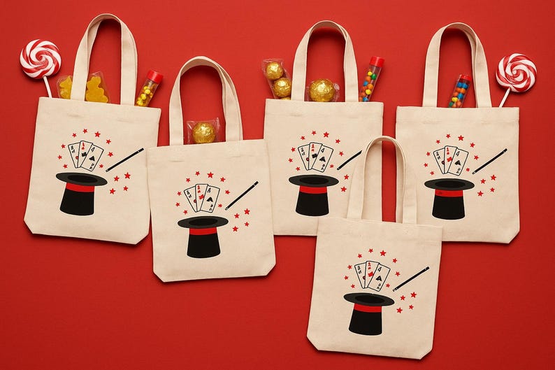 Magic Party Favor Bags - Perfect for Magic Themed Parties! - Set of ...