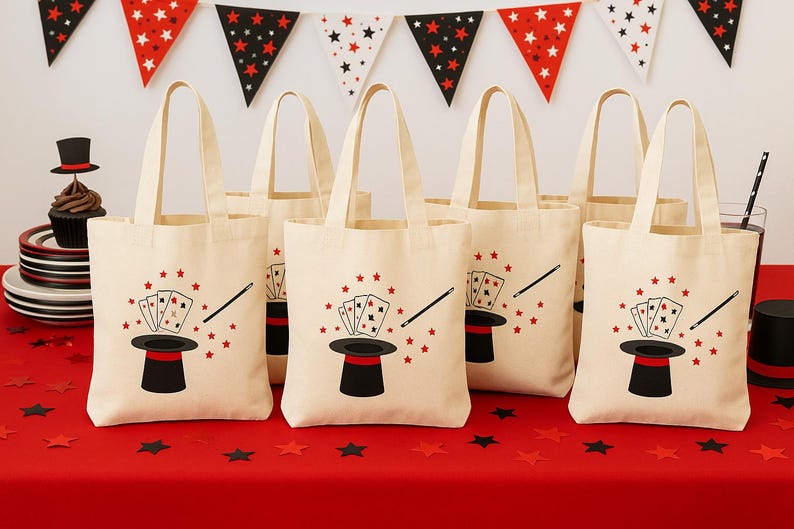 Magic Party Favor Bags - Perfect for Magic Themed Parties! - Set of ...