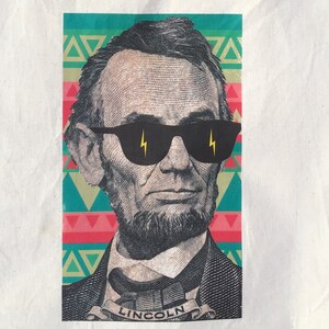 Tote Bag, Abe Lincoln Bag, Abe Lincoln Tote, Lincoln Tote Bag, Farmers ...