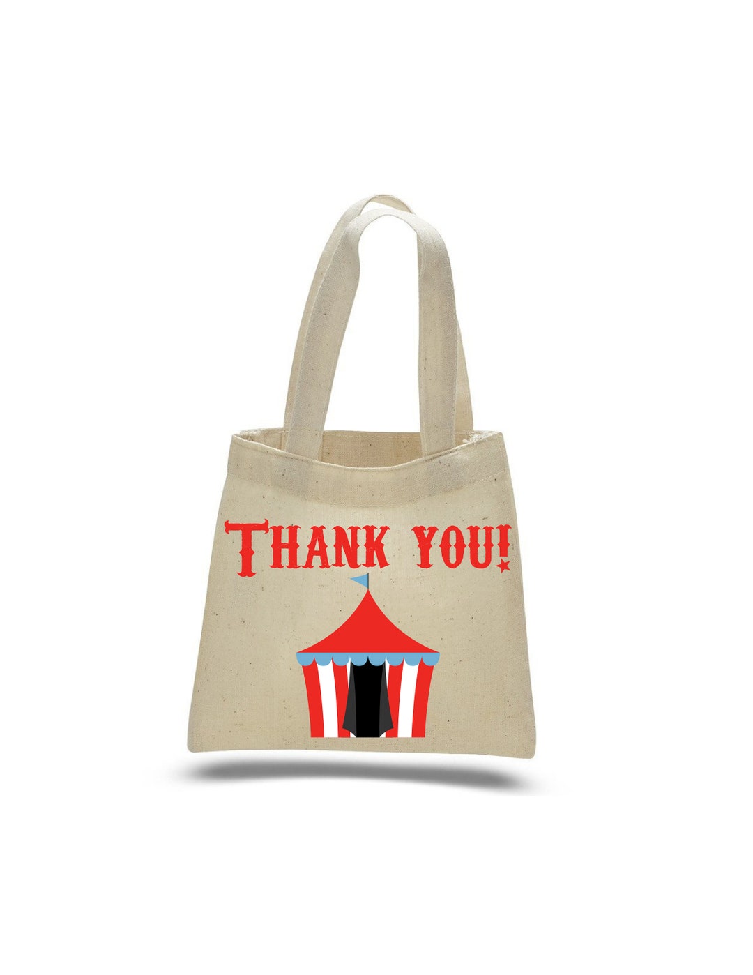 6 Circus Treat Bags, Carnival Party Favor Bags, Circus Party Favors ...