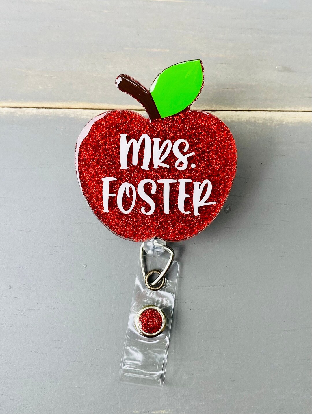 Teacher Badge Reel Instructor Badge Professor Badge Holder - Etsy