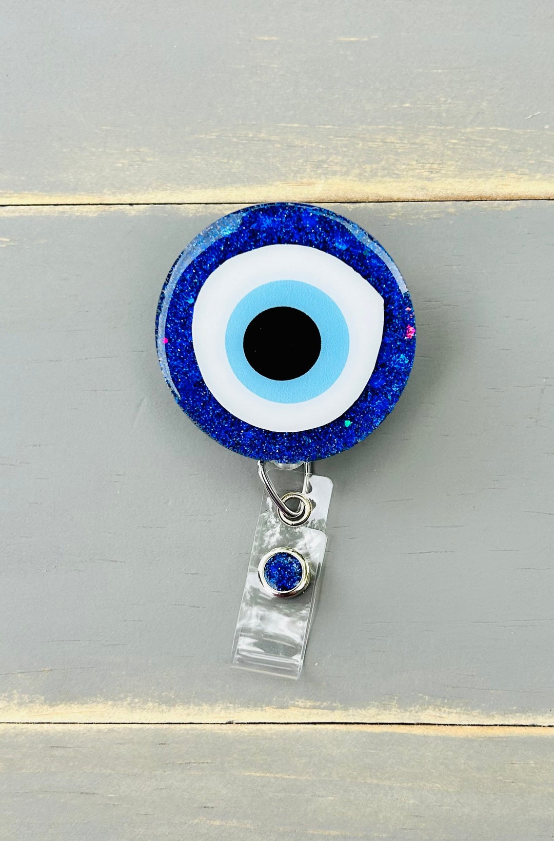 Evil Eye Badge Reel Evil Protection ID Holder Nurse Badge - Etsy