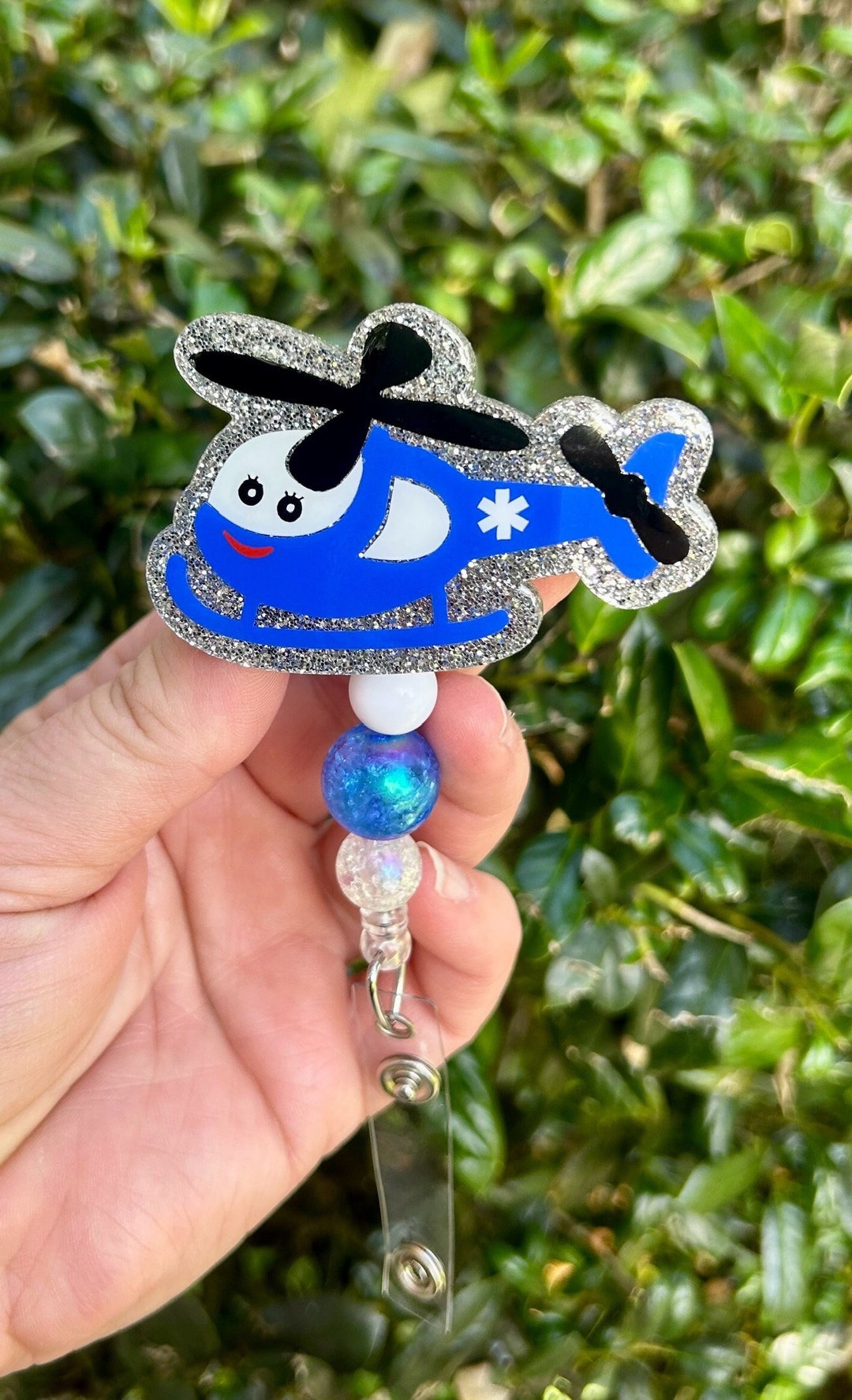 Helicopter Badge Reel, Transport Badge Reel, Flight Nurse Badge Reel ...