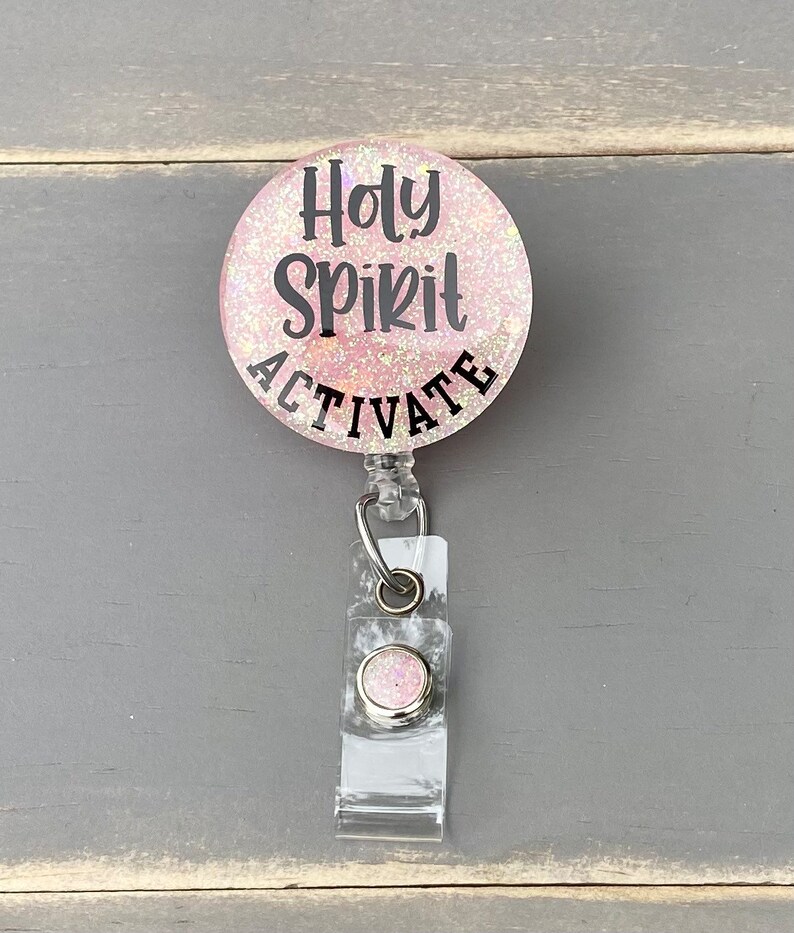 Holy Spirit Activate Custom Badge Reel Funny Nursing Humor - Etsy