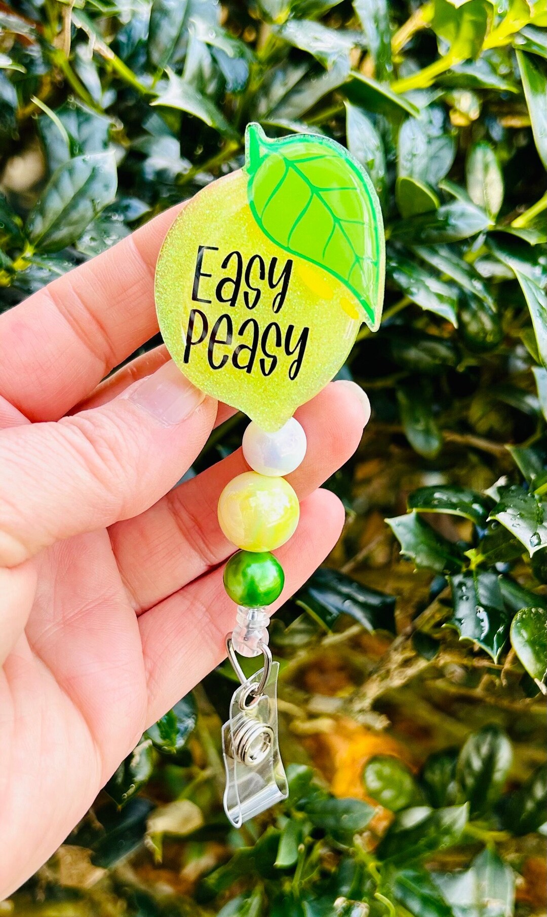 Lemon Badge Reel, Easy Peasy Badge Reel, Lemon Badge Holder, Cute Badge ...