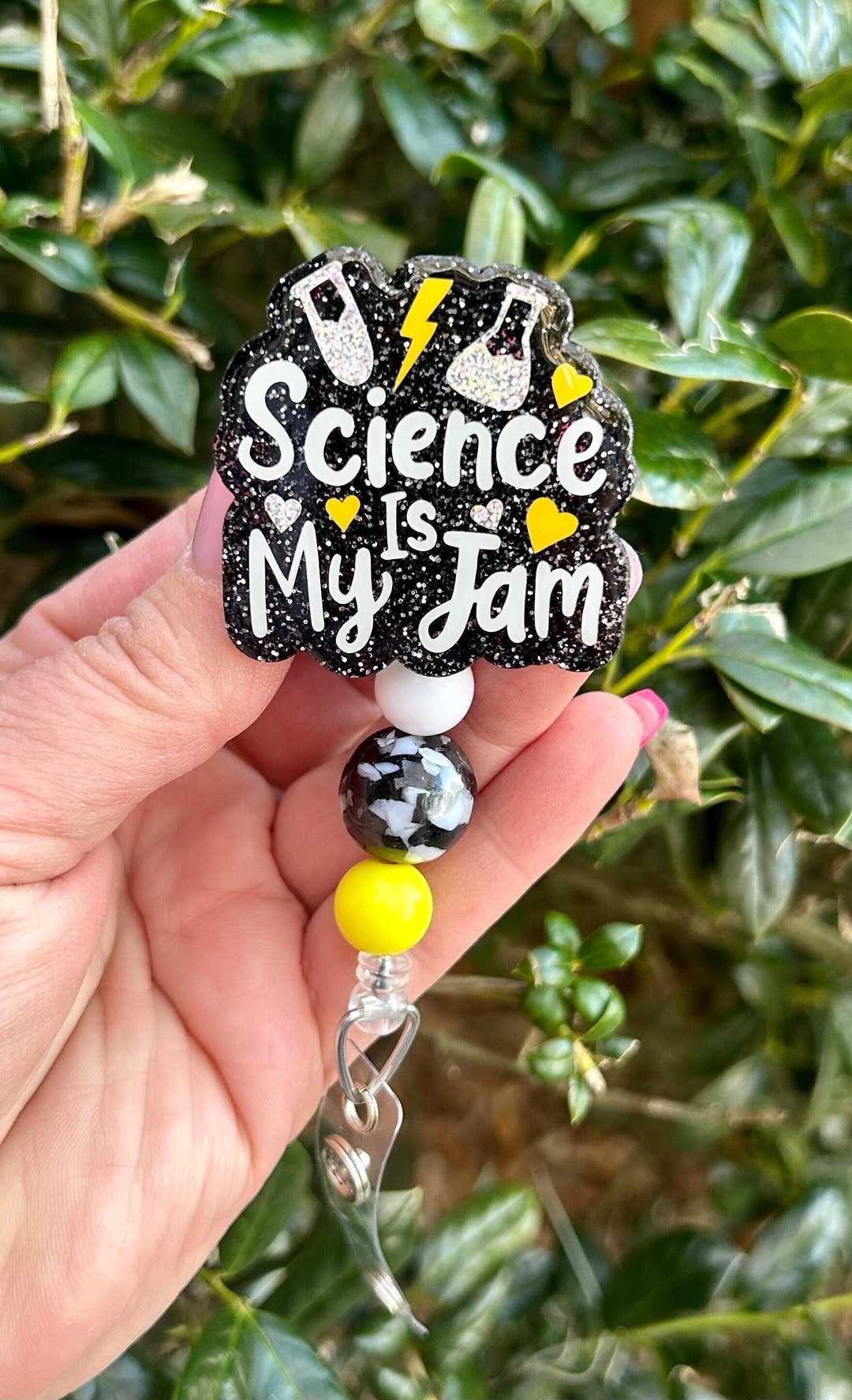 Science is My Jam Badge Reel, Instructor Badge, Professor Badge Holder ...