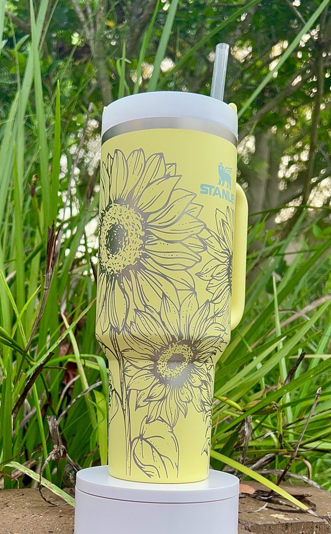 Sunflower Engraved 40oz Tumbler, Gift for Her, Mother’s Day Gift ...