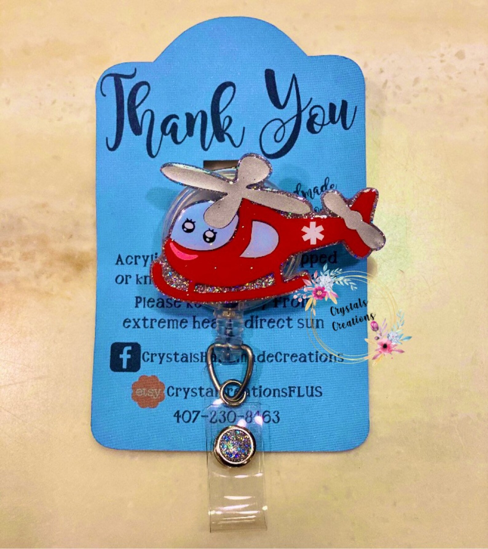 Helicopter Badge Reel Transport Badge Reel Flight Nurse - Etsy