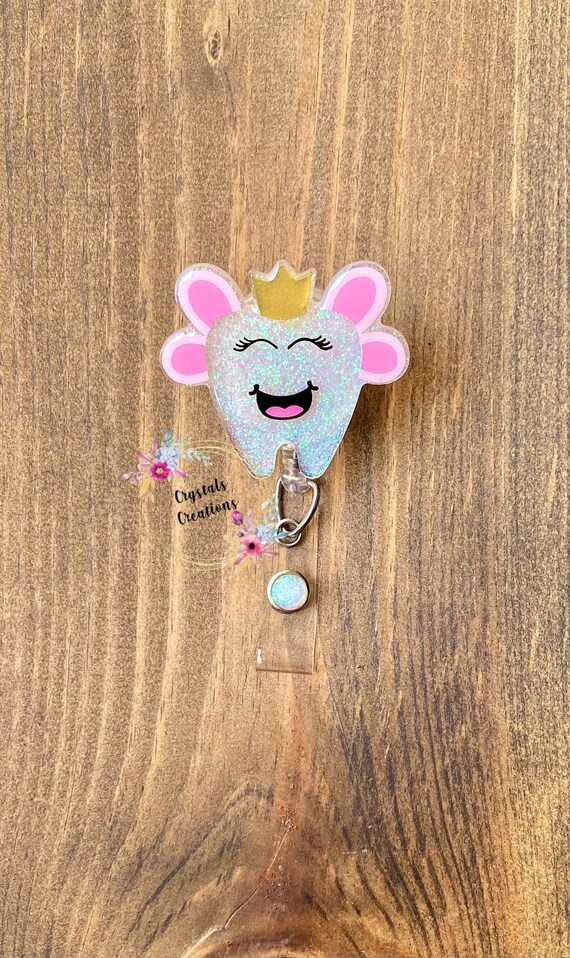 Tooth Fairy Badge Reel Dental Badge Cute Badge for Dental | Etsy
