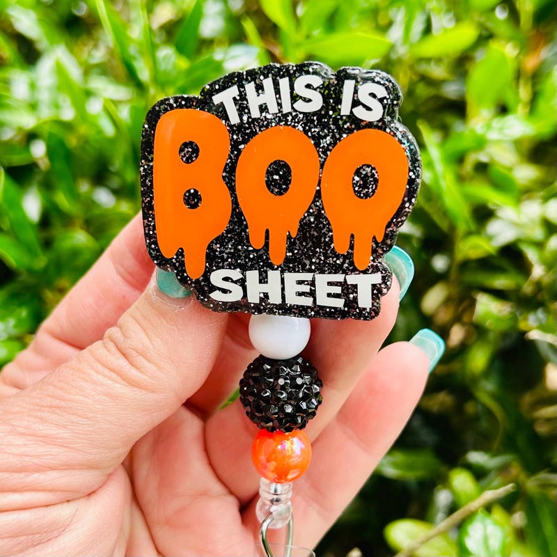 Boo Sheet Nurse Badge - Etsy