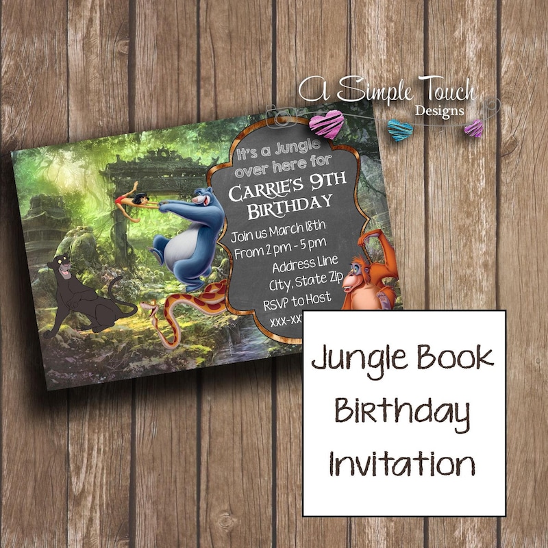 Jungle Book Party - Etsy
