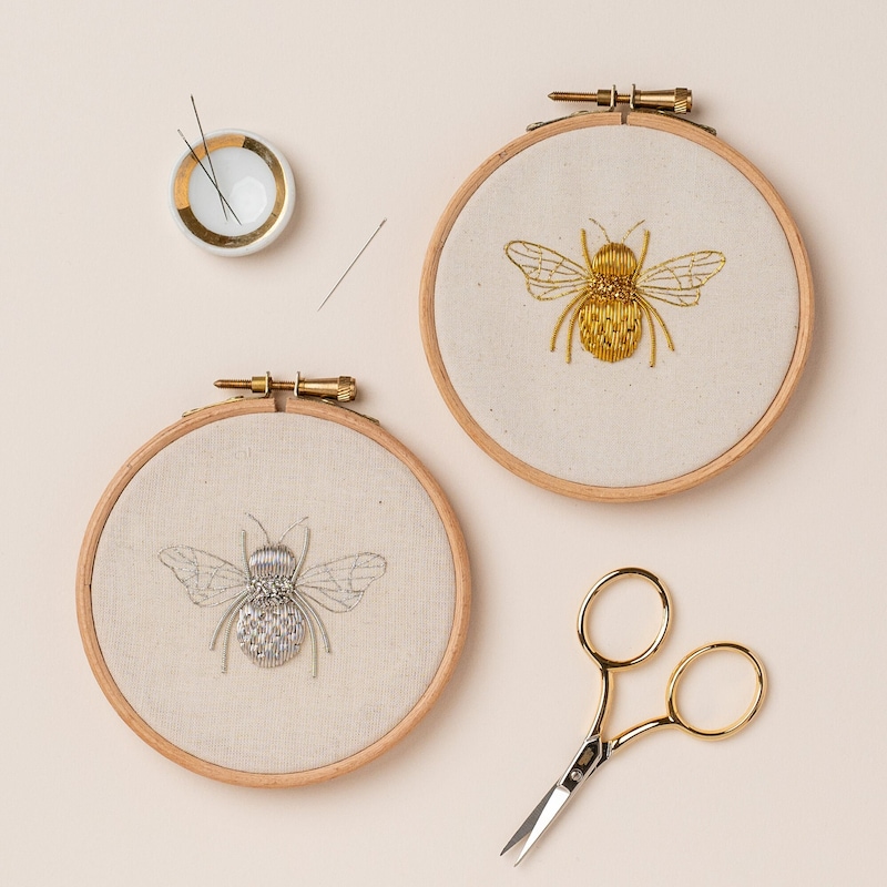 Bee Embroidery Kit - Etsy