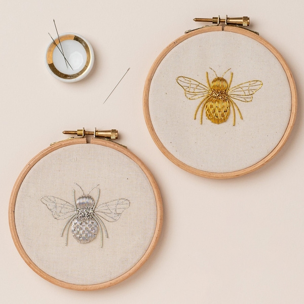 Bee Embroidery Kit - Etsy