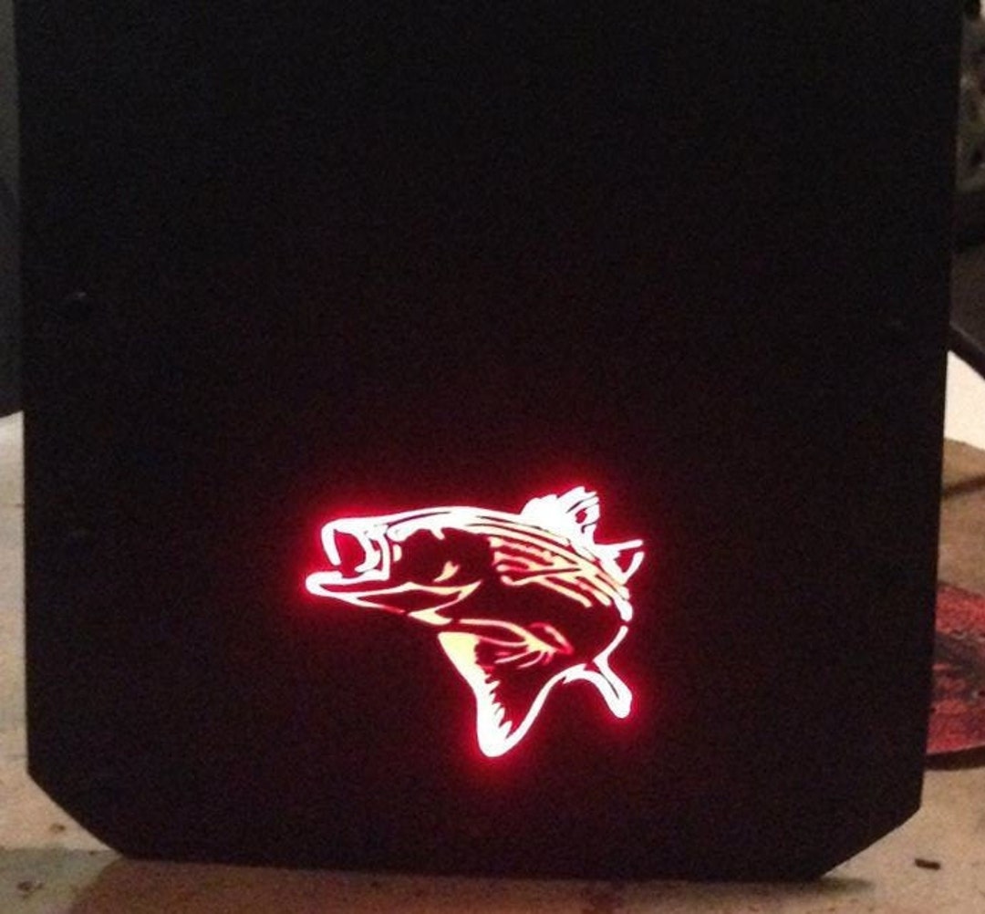 Jumping Bass Fish Lighted Mud Flaps Illumiflaps Universal - Etsy