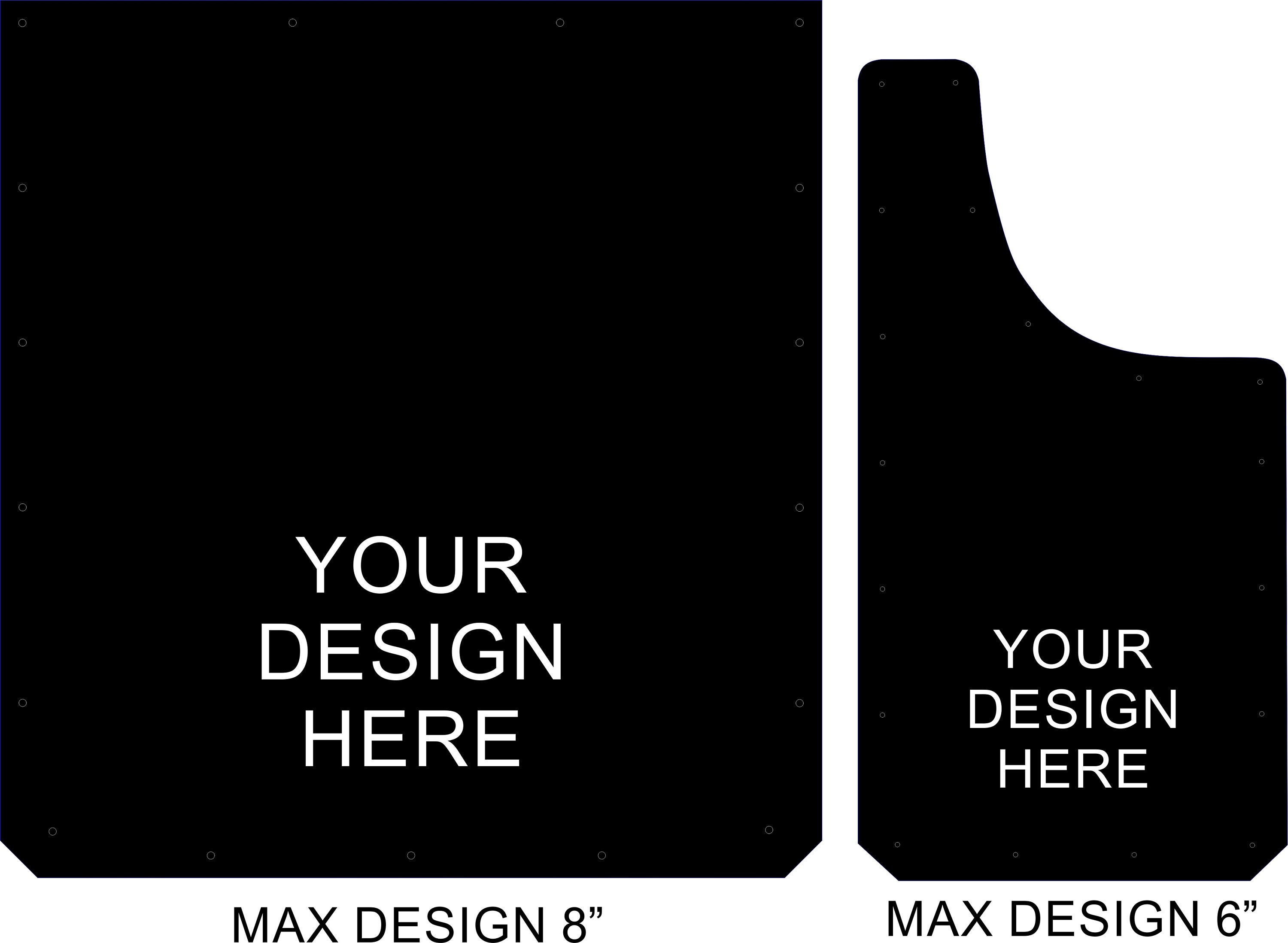 Jumping Bass Fish Lighted Mud Flaps, Illumiflaps, Universal for Trucks ...