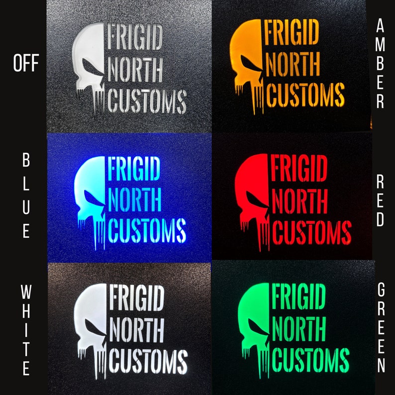 Pickup/suv Custom Lighted Mud Flaps, Illumiflaps, Universal Pickup/suv ...