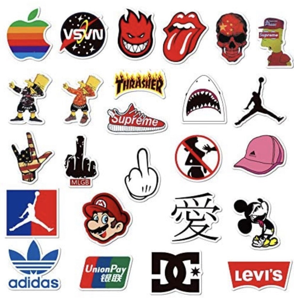 Printable Skater Stickers