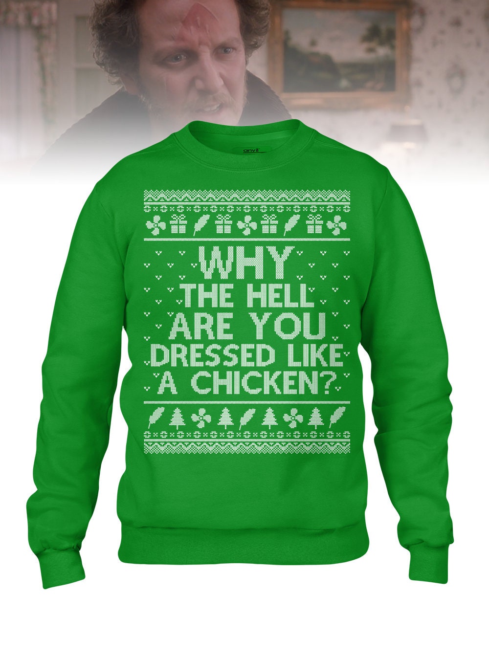 Matching Christmas Party Sweaters Shirts Home Alone Why Did | Etsy