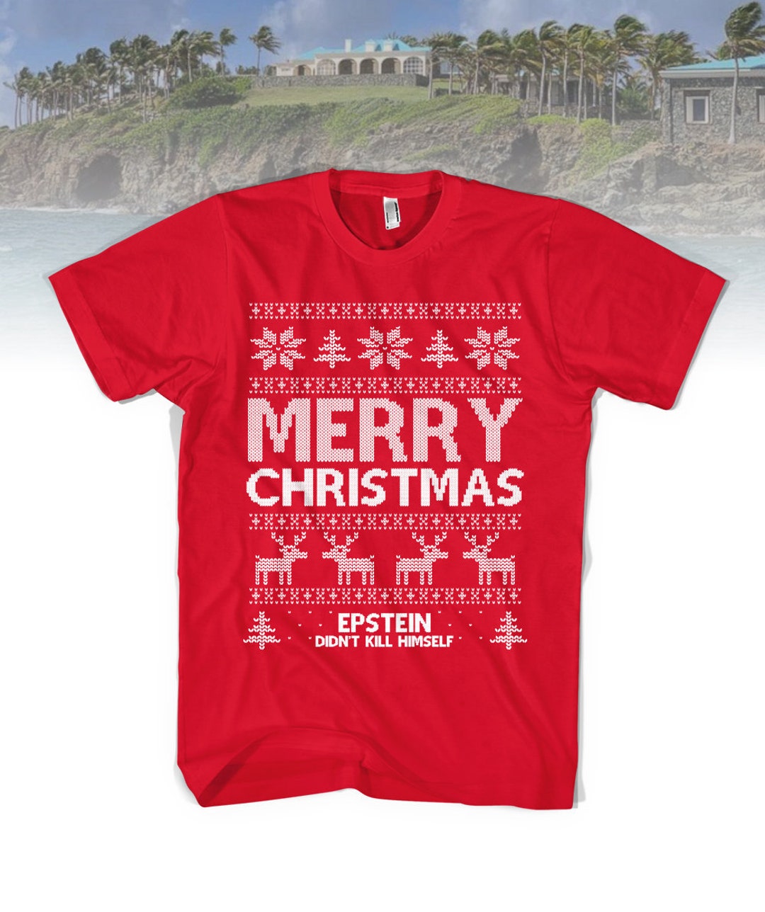 Funny Epstein Didn't Kill Himself Ugly Christmas T-shirt Sweater ...