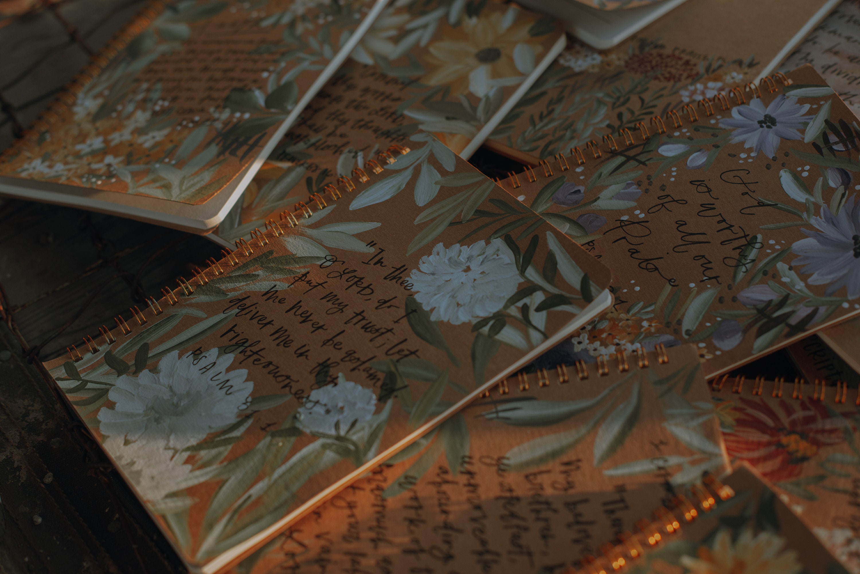 Hand Painted Journals - Etsy