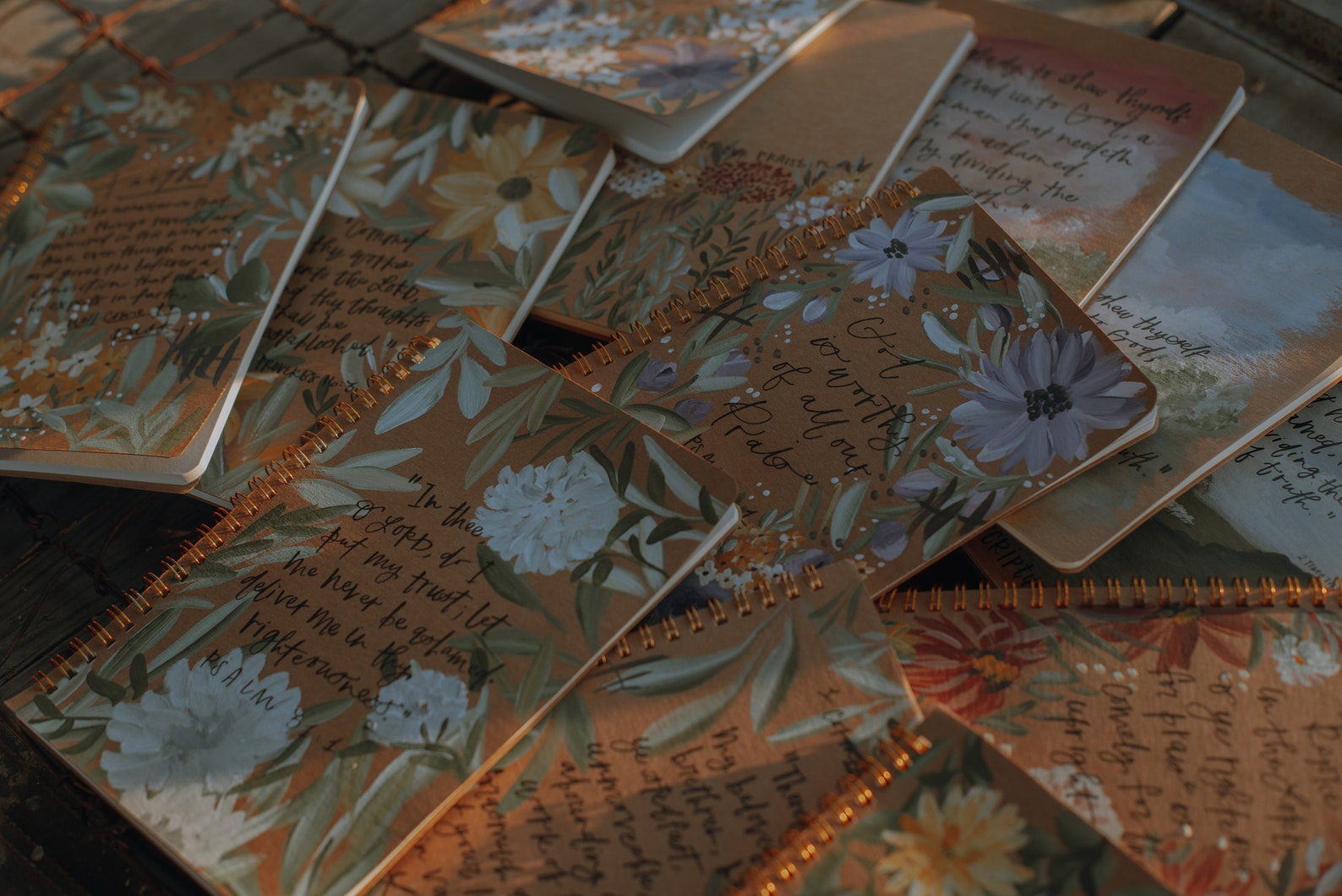 Hand Painted Journals - Etsy