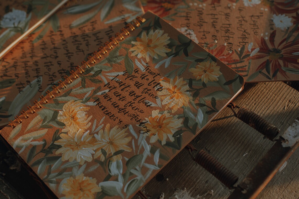 Hand Painted Journals - Etsy
