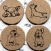 Frenchie Gift. French Bulldog Coasters, Dog Coasters, Cork Engraved ...