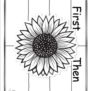 First Then Board Visual Aid Behavior Autism ADHD Intervention Printable ...