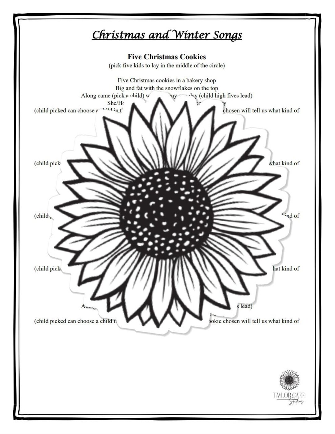 Winter Christmas Circle Time Early Learning Songs for Toddlers Songs ...