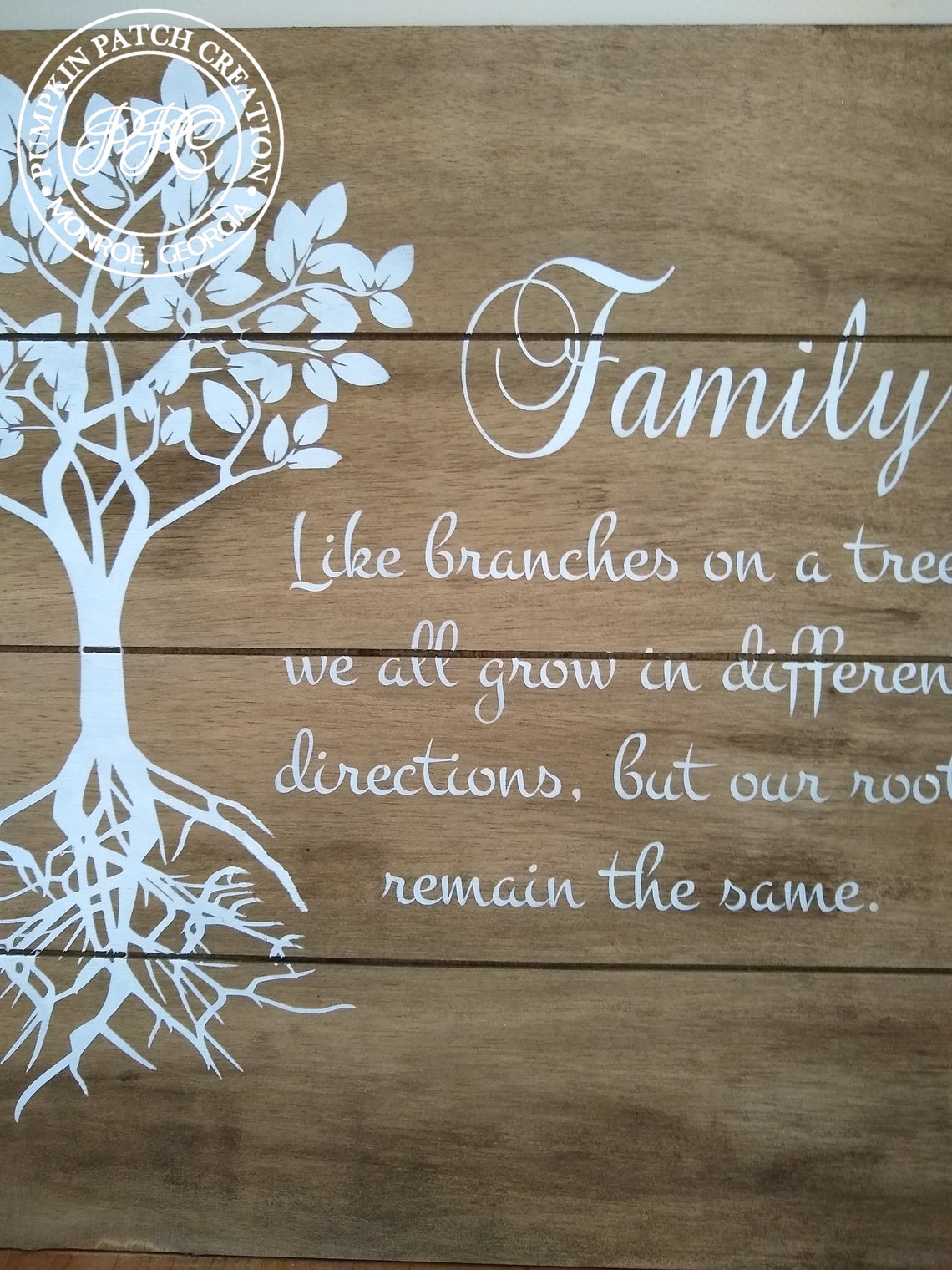 Family Roots Sign Rustic Family Sign Roots Remain The Same | Etsy