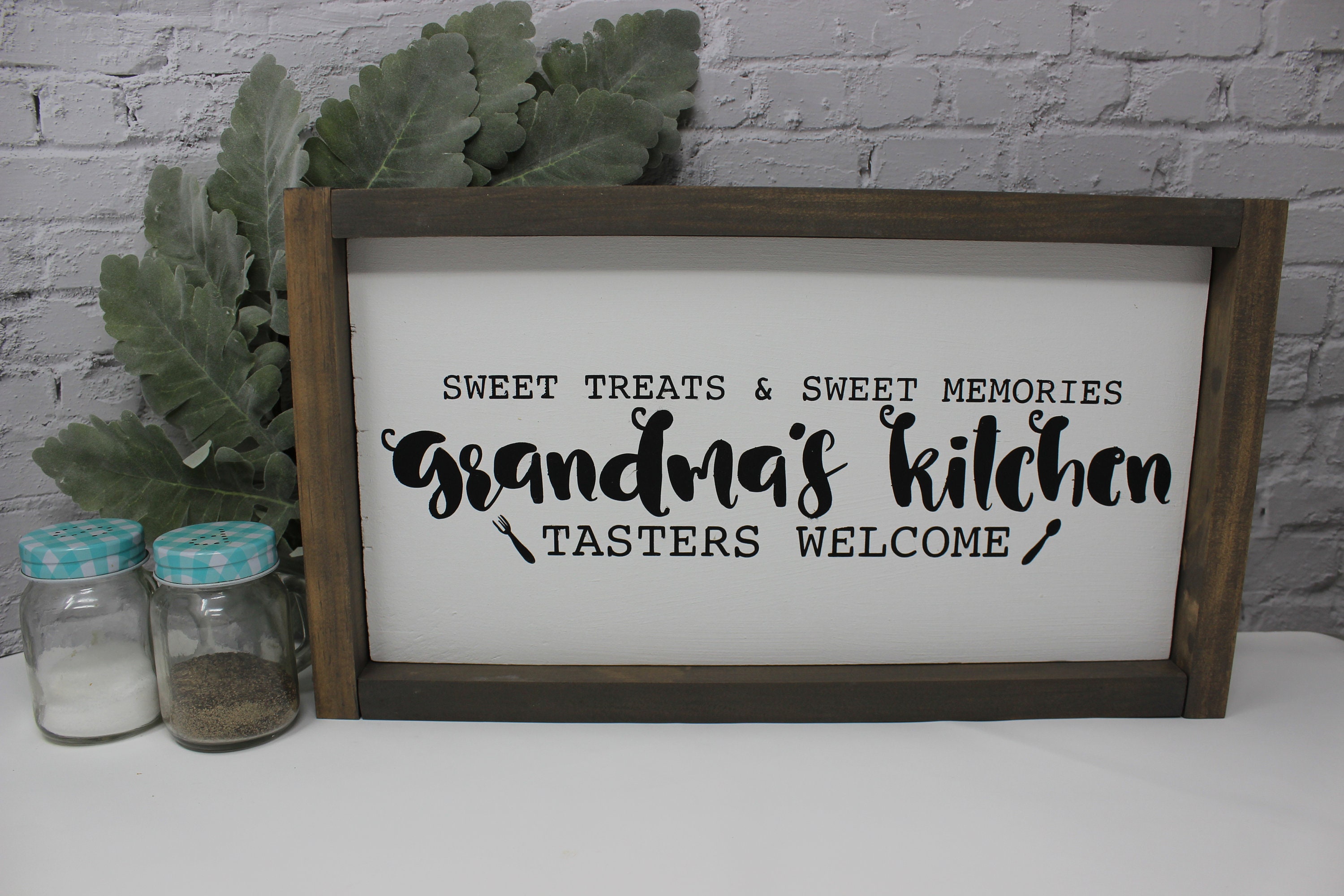 Grandma's Kitchen Sign Kitchen Sign Kitchen Wood Sign | Etsy