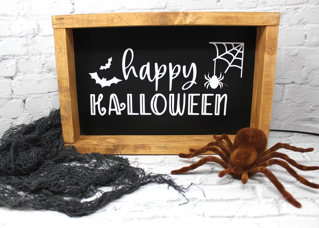 Halloween Wood Signs, Halloween Farmhouse Decor, Halloween Farmhouse ...