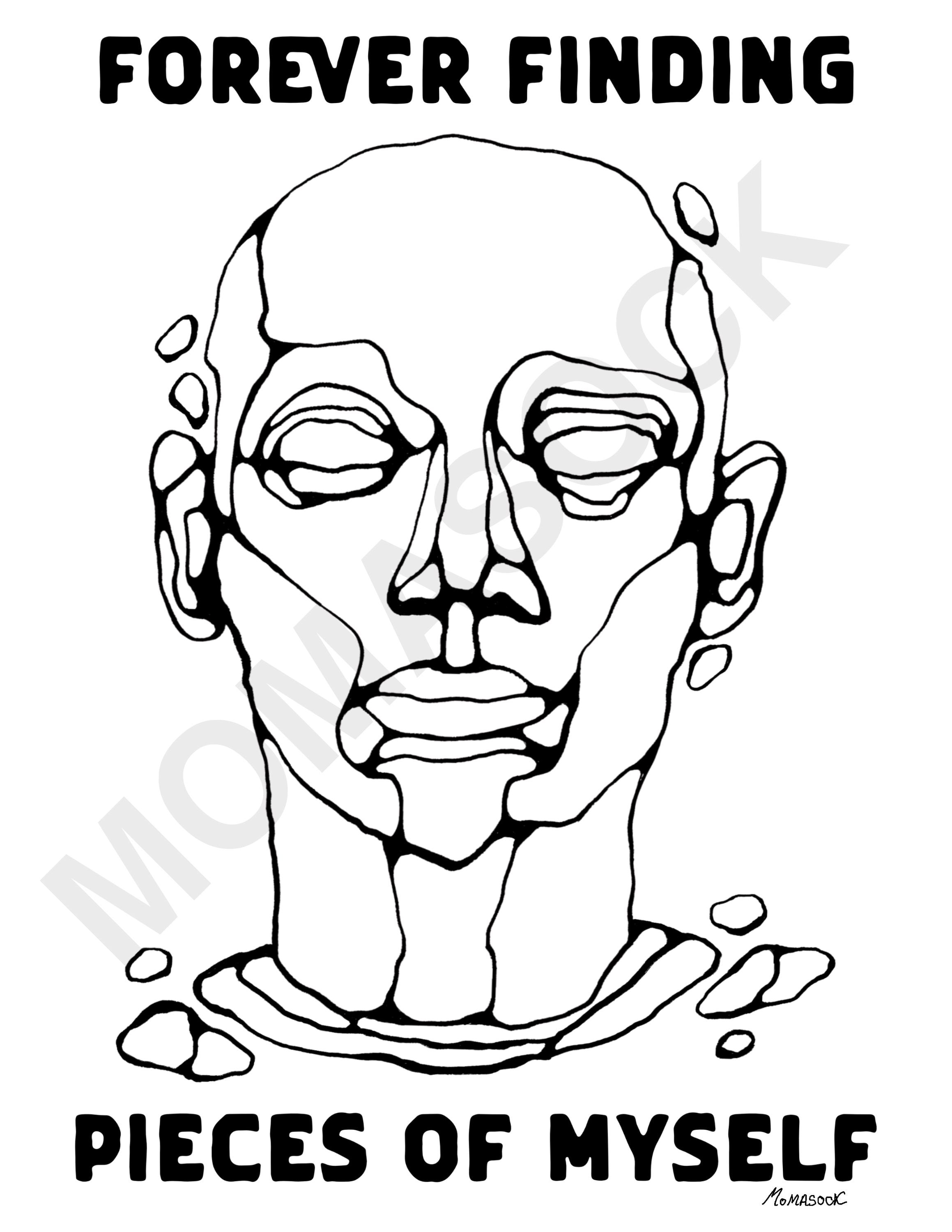 Printable Coloring Page/ Poster 8.5x11 - Etsy