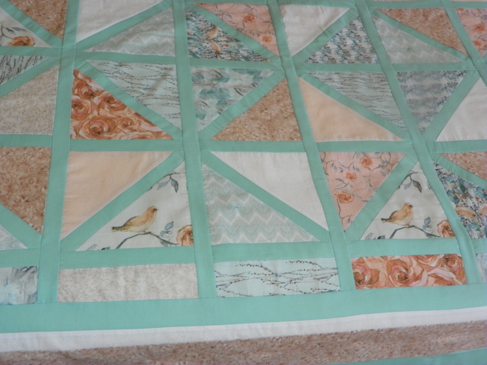 Patchwork Queen Size Quilt - With 2 Pillowcases - Etsy