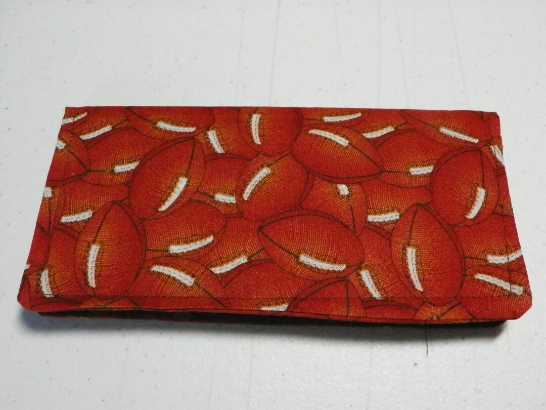 Football Checkbook Cover - Fabric - Etsy