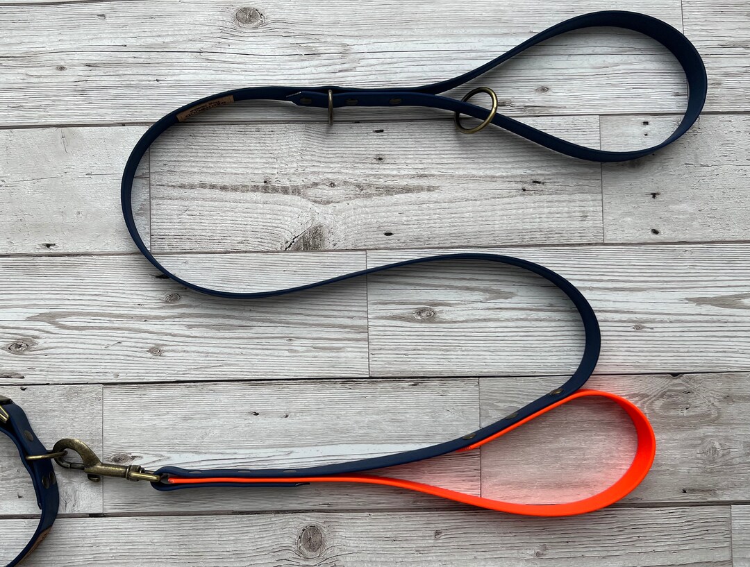 Grab Traffic Handle Lead - 2 Colour Waterproof Biothane Dog Lead With ...